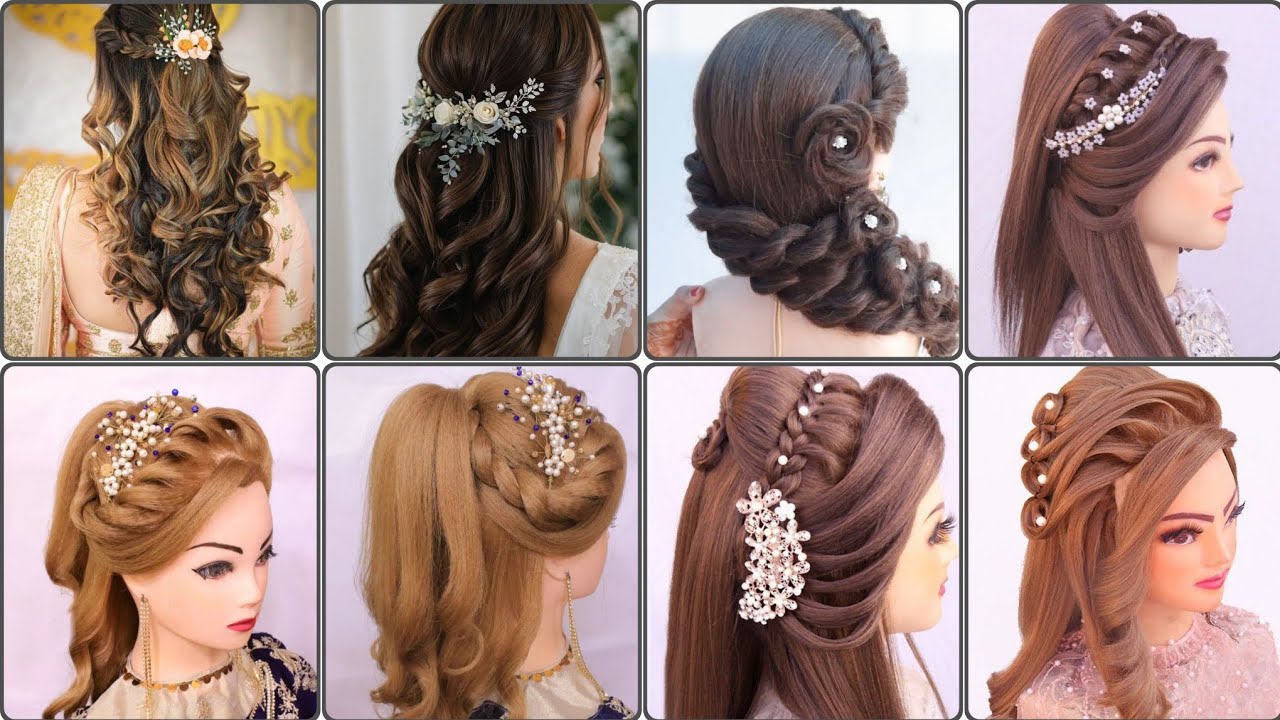 "Perfect Open Hairstyles for a Flawless Finish"||"Elegant Open Hair ...