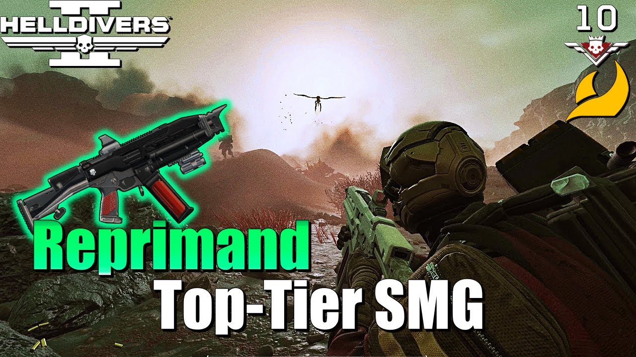 Helldivers 2 | Is Reprimand the best SMG now? (No commentary Gameplay ...