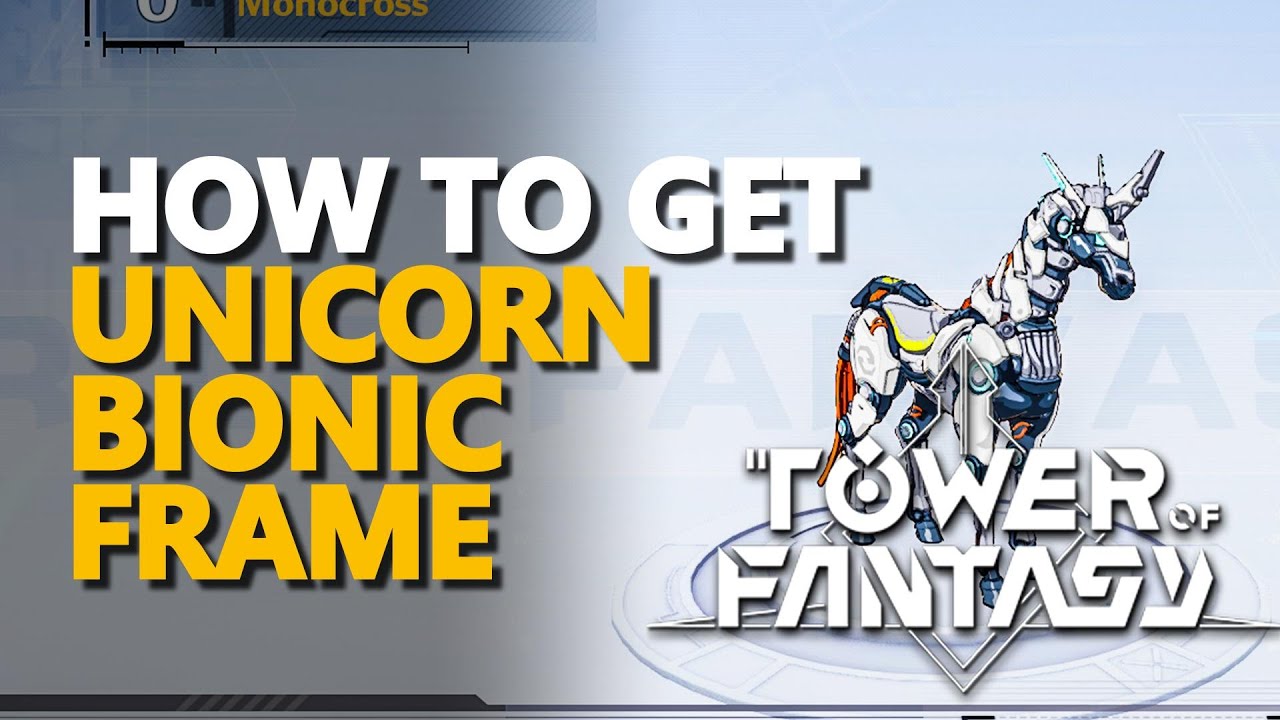 Unicorn Bionic Frame Tower of Fantasy - YouTube
