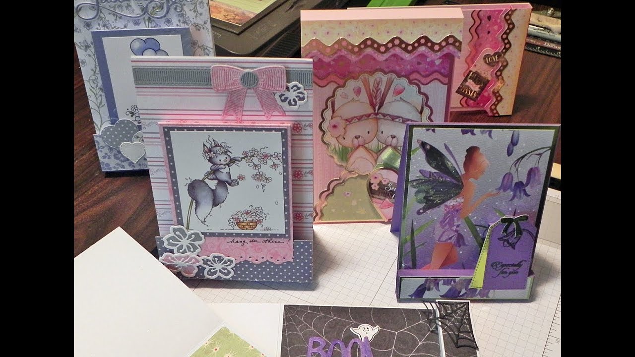 Shelf Card Structure - Card making design - YouTube