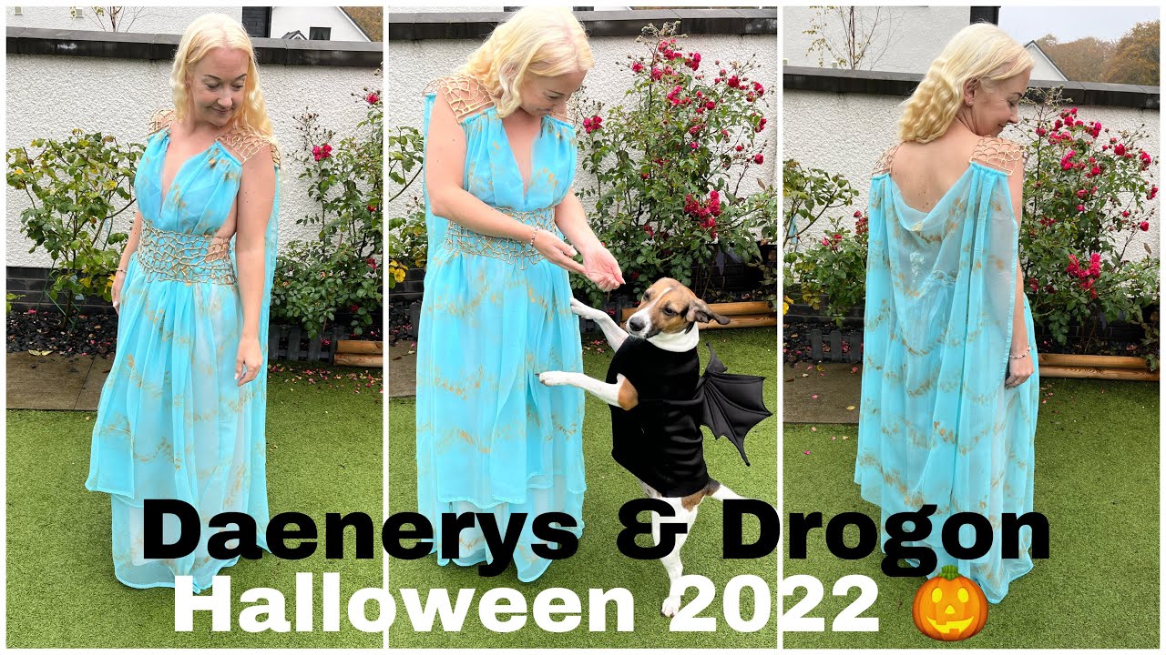 HALLOWEEN COSTUMES 2022 🎃🖤 Daenerys & Drogon Cosplay!!! KHALEESI’S ...