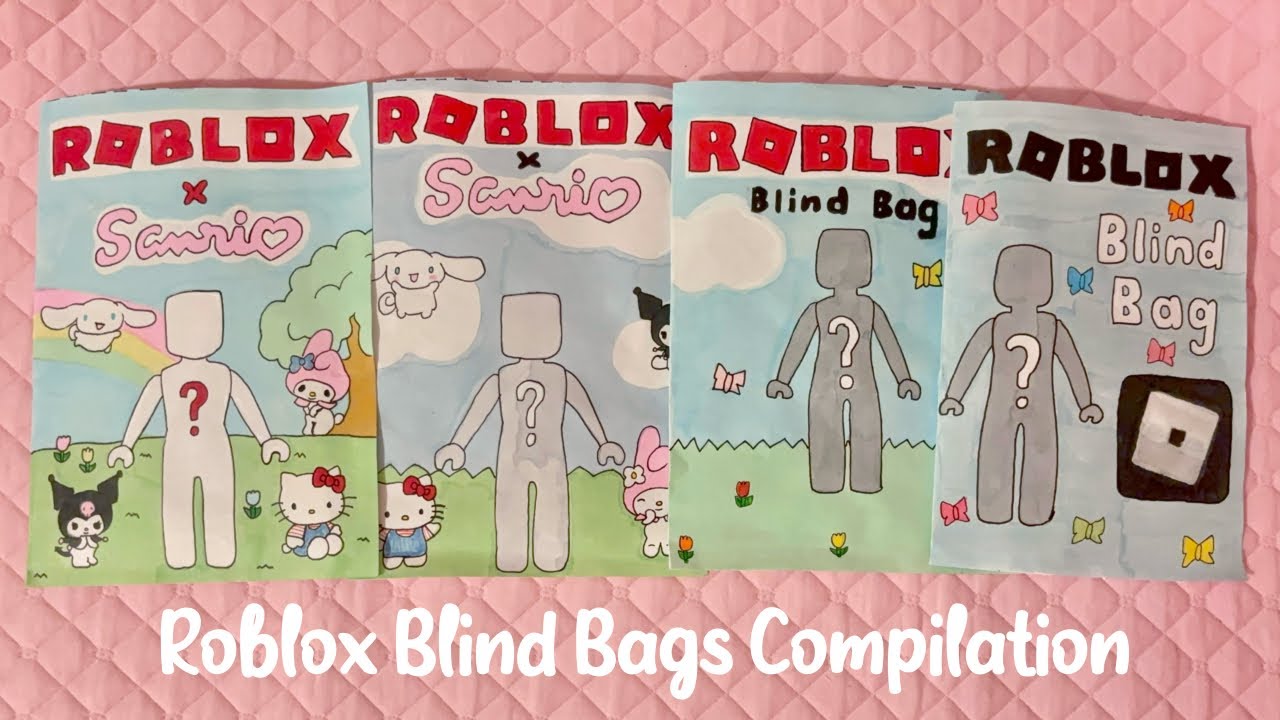 🌷paper Diy🌷 Roblox Blind Bag Compilation ⭐️ Asmr Applefrog Youtube