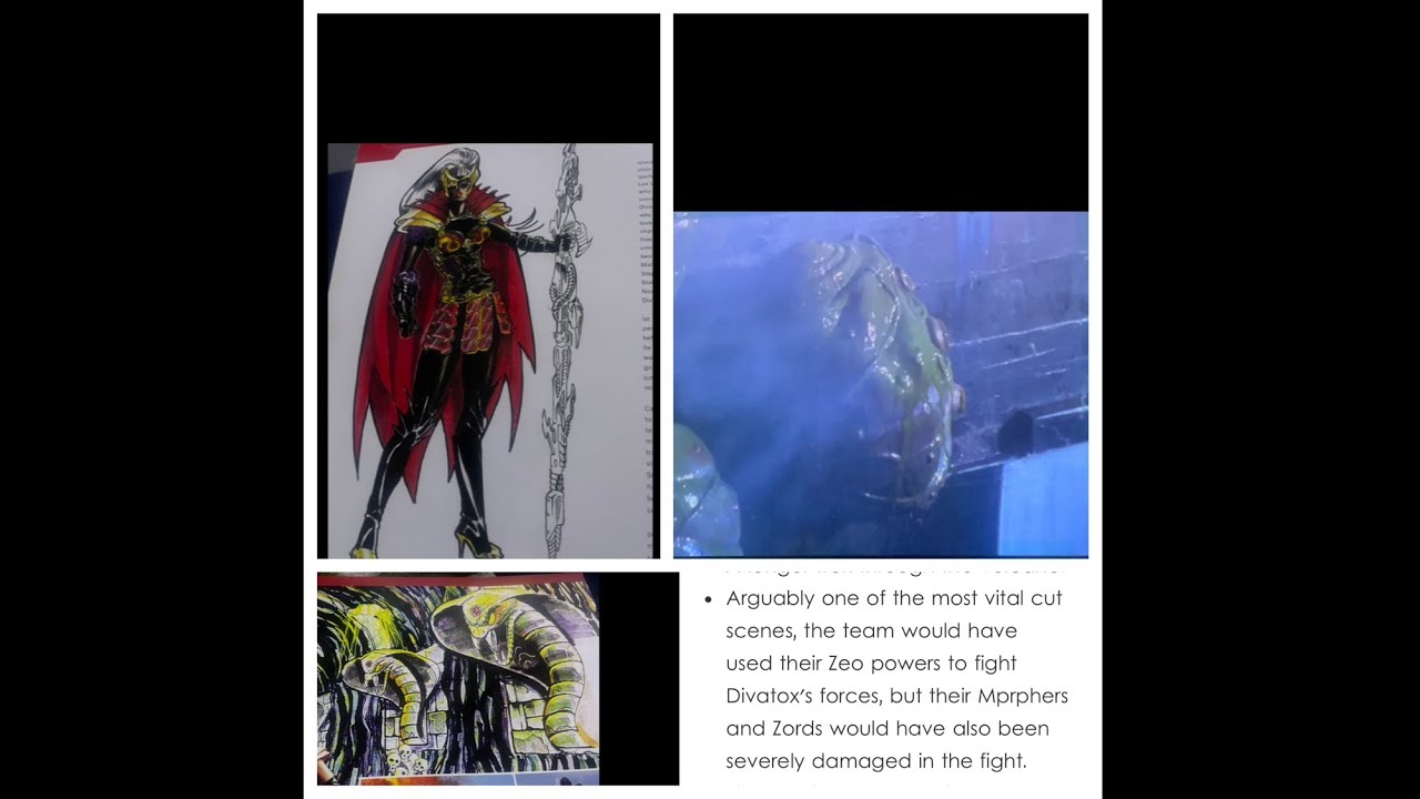 DIVATOX PUTRA PODS VS THE MEGAZORD UNDERWATER FIGHT IN THE 3 HOUR POWER ...