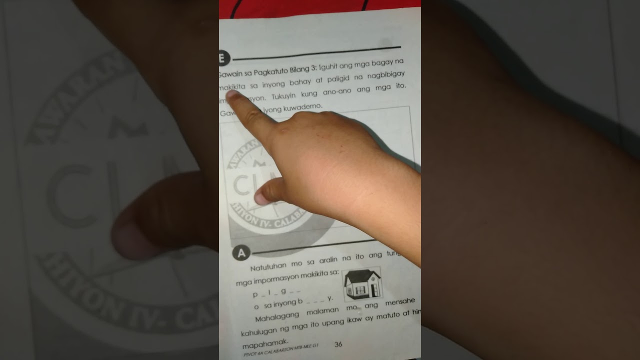 Iguhit ang mga bagay na nasa bahay na nagbibigay impormasyon - YouTube