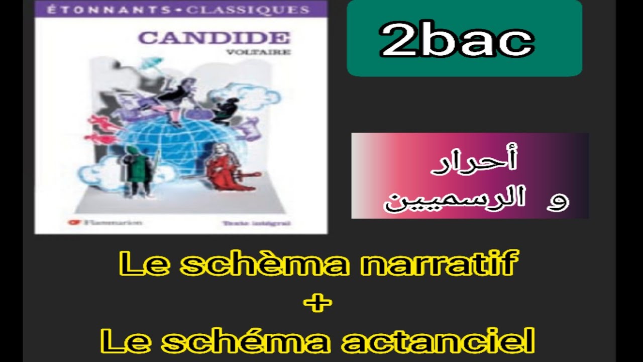 2bac#candide ou l'optimisme# le schéma narratif et le schéma actanciel ...