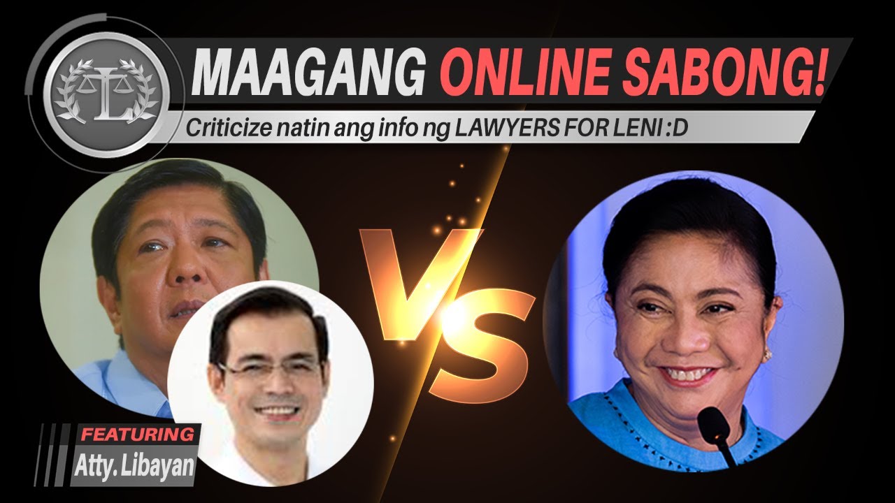 LENI ROBREDO VS. BONGBONG MARCOS AND ISKO MORENO- Martial Law - YouTube