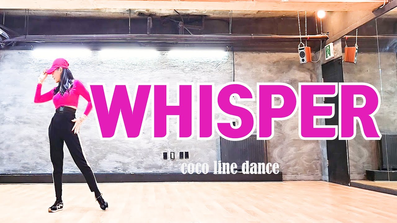 WHISPER line dance by hee yon kim (kira) - YouTube