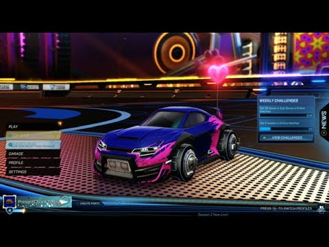 My Rocket League Garage Tour! - YouTube