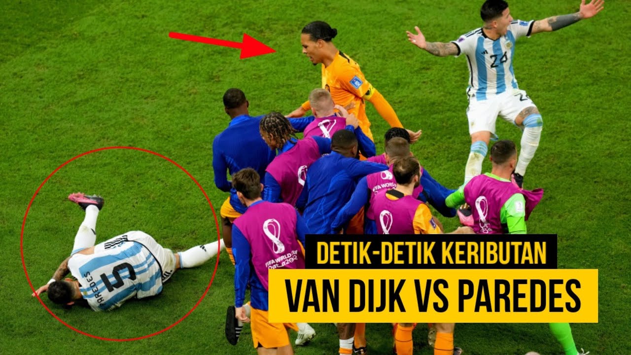 Kronologi Ketegangan Antara Virgil Van Dijk dengan Leandro Paredes ...