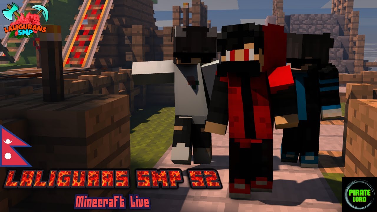 Laligurans SMP Season 2 | Playing Azerit Server later | Minecraft live ...