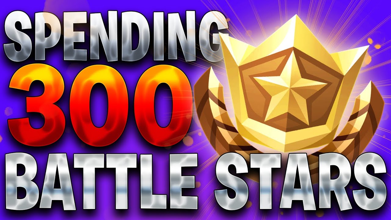 Spending 300 BATTLE STARS All At Once... - YouTube