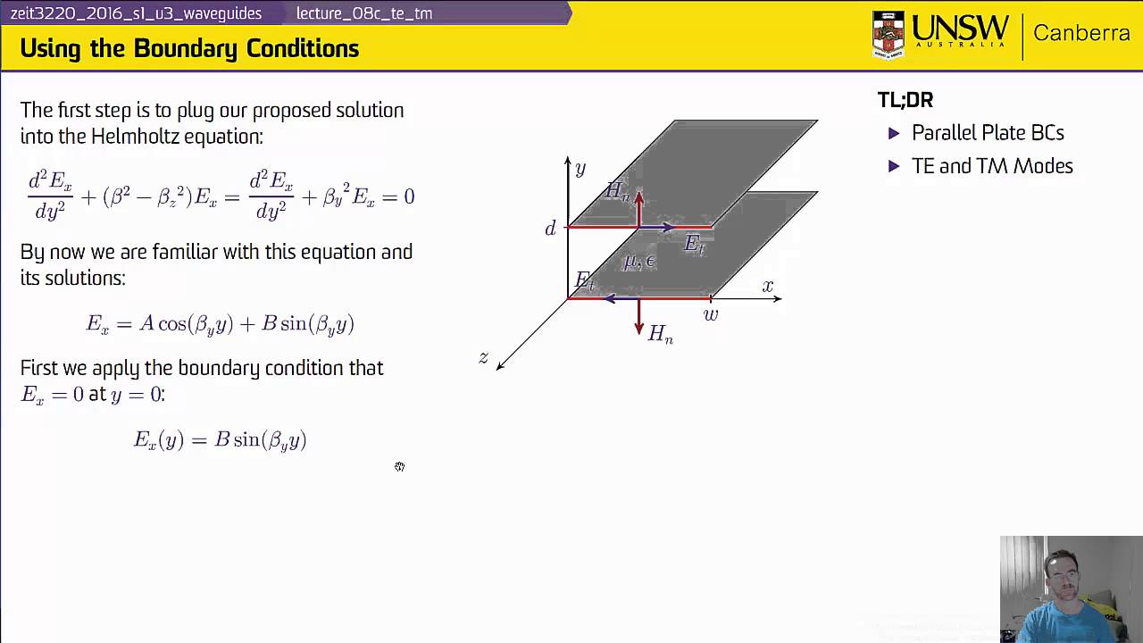 ZEIT3220 - Lecture 08c - TE & TM Modes - YouTube