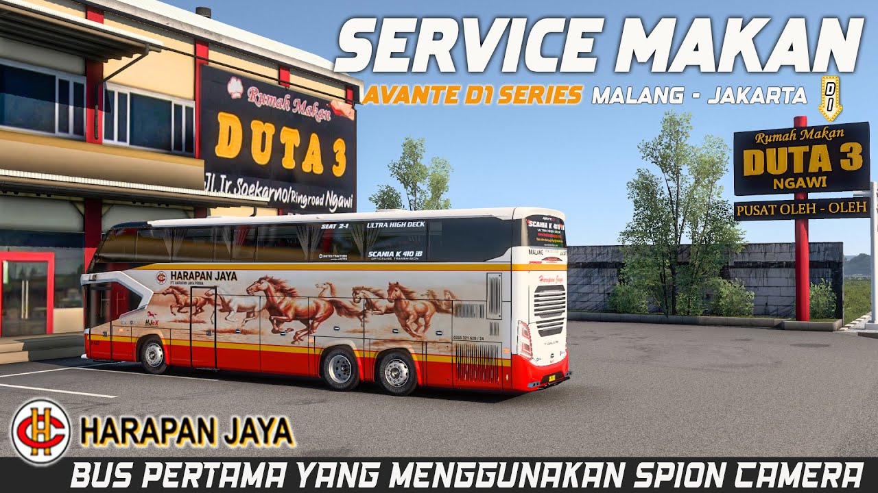 UNIK BUS TANPA SPION‼️ Trip bus Harapan Jaya Avante D1 Series Super ...