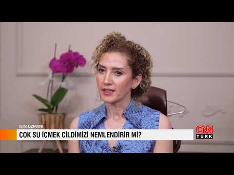 İŞİN UZMANI / DR. AYŞEGÜL GÜNEY - DERMATOLOJİ UZM. / ÇOK SU İÇMEK CİLDİMİZİ NEMLENDİRİR Mİ?