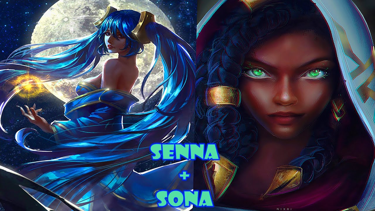 Best Of Senna And Sona Outplays League of Legends Team Fights - YouTube