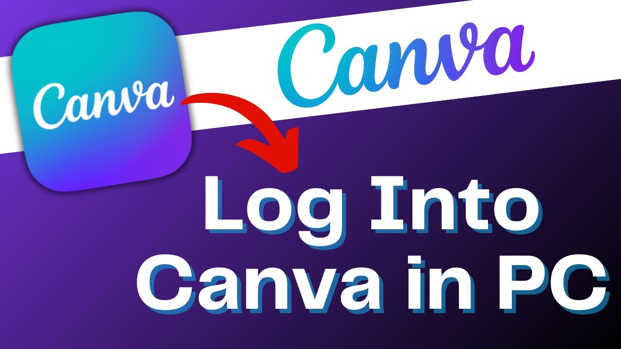 How to Log Into Canva On PC 2024 | Canva Login - YouTube