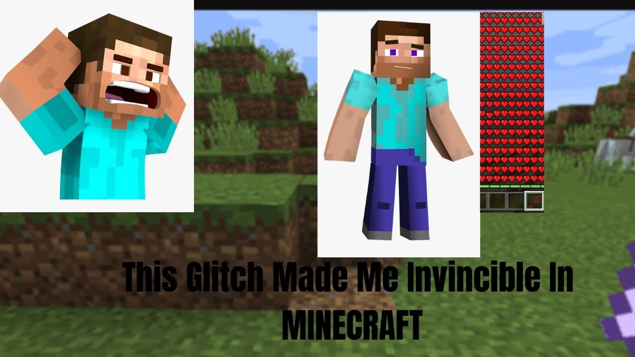 This Glitch Made Me Invincible In MINECRAFT - YouTube