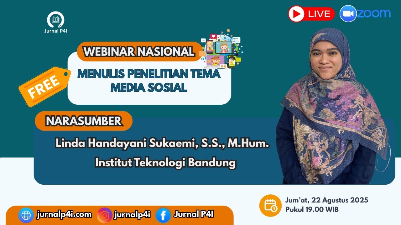 Webinar Nasional "Menulis Penelitian Tema Media Sosial" - YouTube