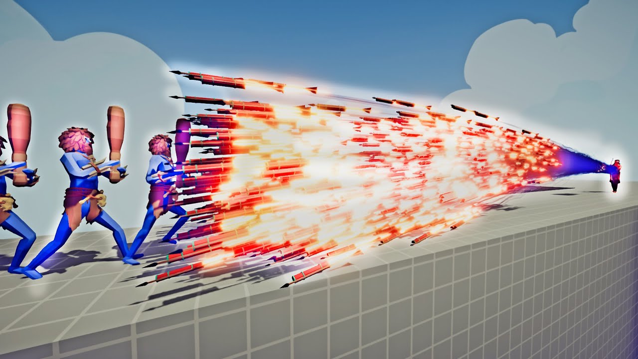 Firework Archer 200x Every God Mod vs All Units Epic Fight 😨 Tabs #tabs ...