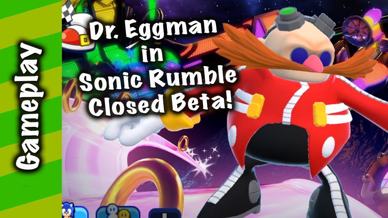 Sonic Rumble Beta-Dr. Eggman Robotnik Gameplay - YouTube