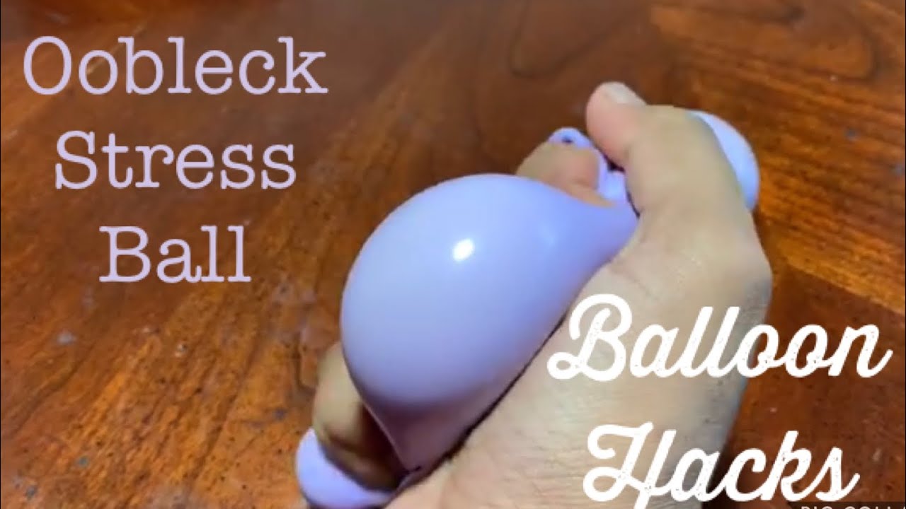 Oobleck stress-ball || balloon Crafts - YouTube