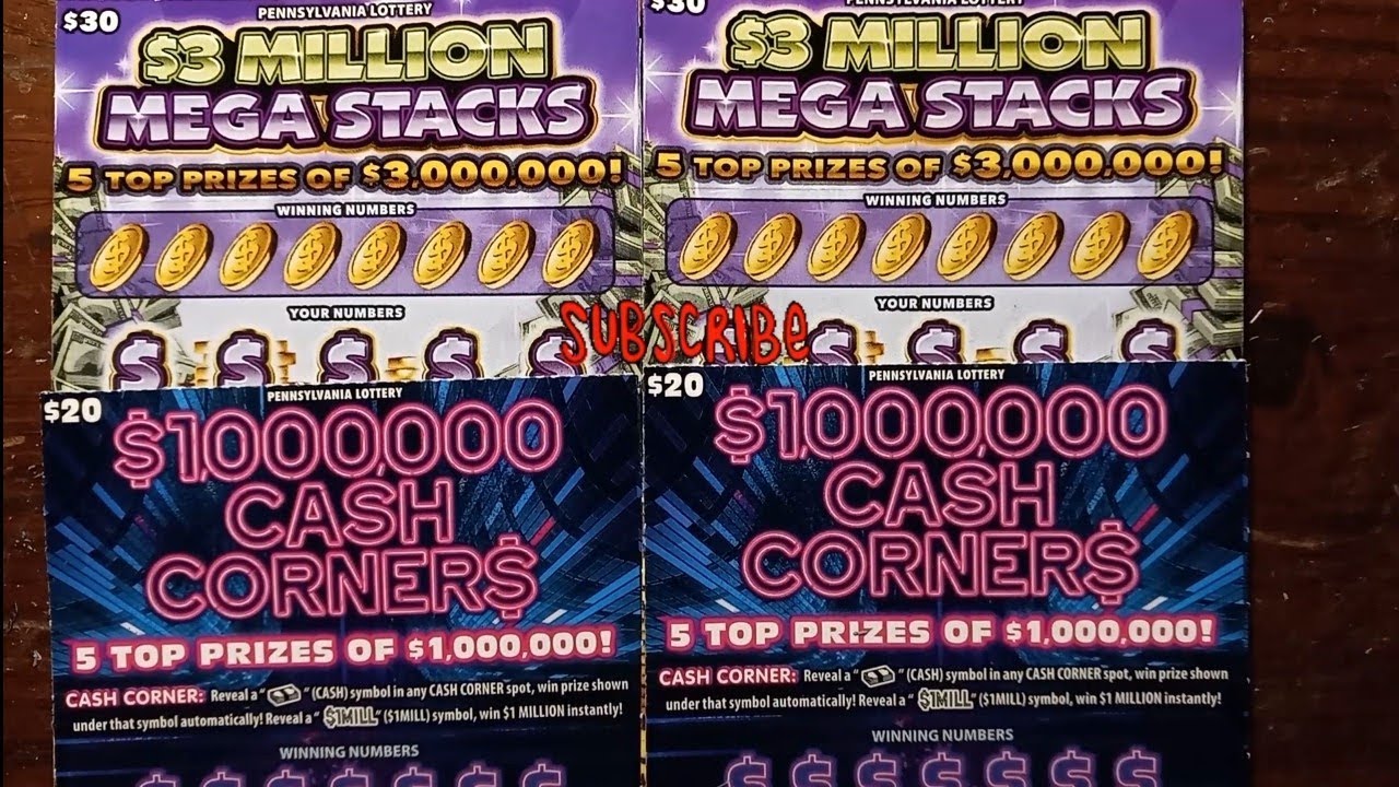MEGA STACKS came thru👍Nicest PA Lottery scratchcard session I had in a ...