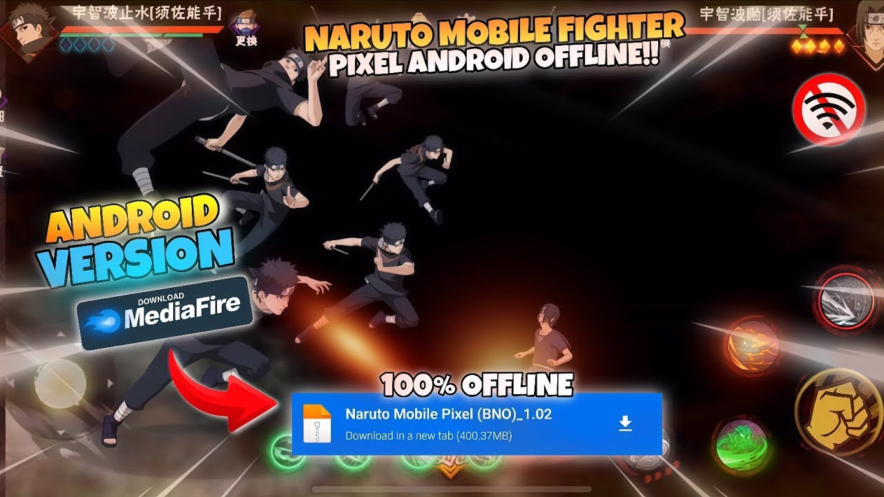 SHARE Game NARUTO MOBILE FIGHTER Pixel Android!! New Update Characters ...