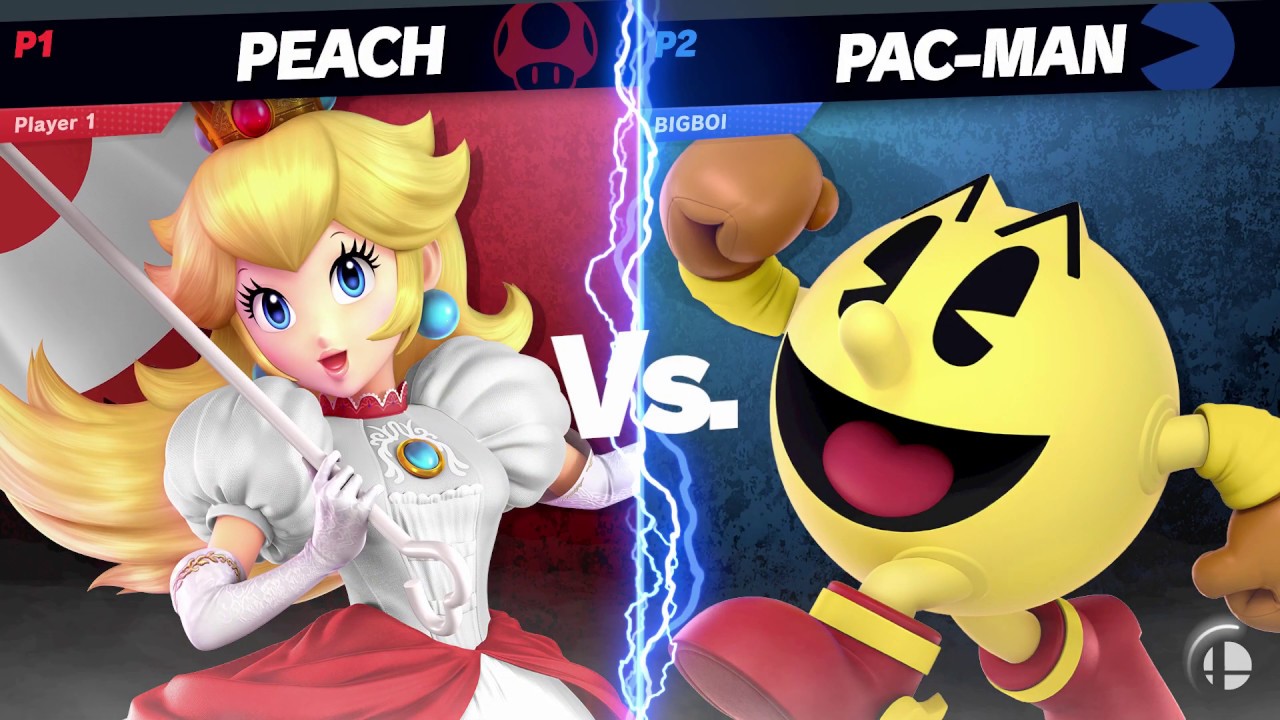 Smash Ultimate: Peach vs. Pac-man - YouTube