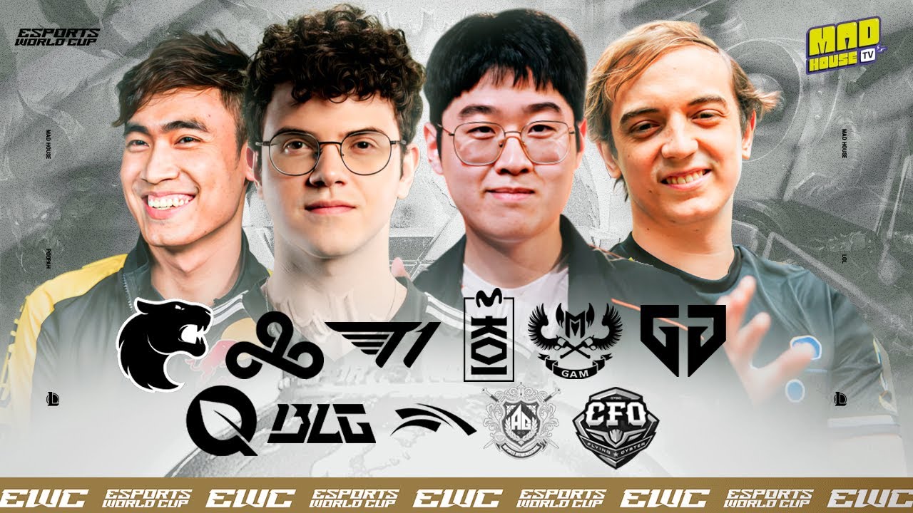 EWC - LEAGUE OF LEGENDS (DIA 1) - TODOS OS JOGOS - COMPLETO - YouTube