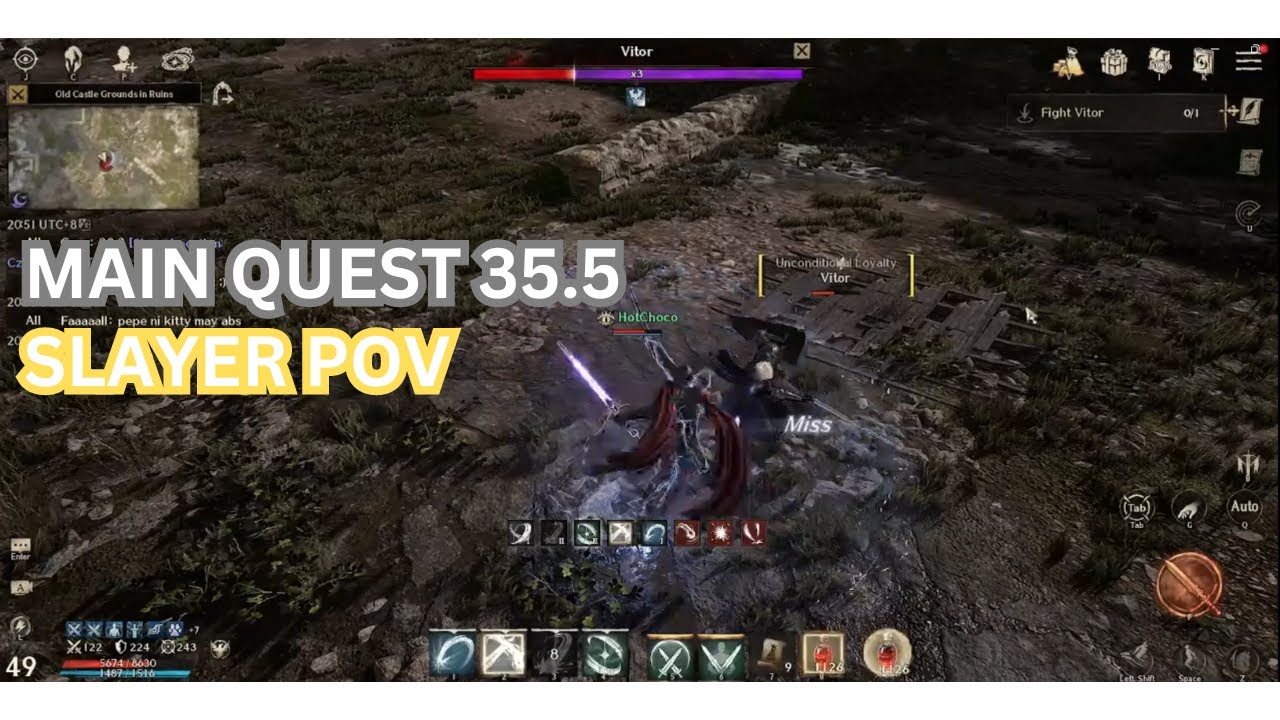 Night Crows | Main Quest 35 Boss | Slayer PoV | Melee Pride - YouTube