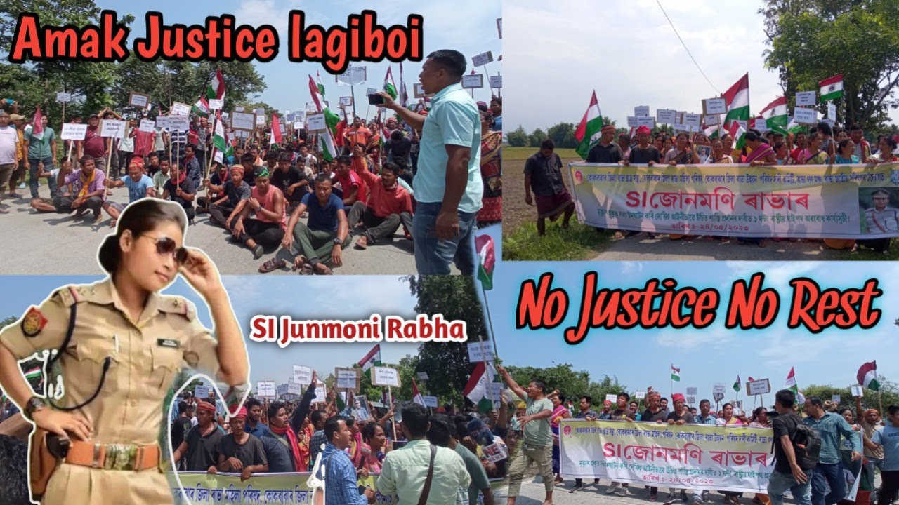 #sijunmonirabha Dharna National Highway Block.. Kachugaon - YouTube