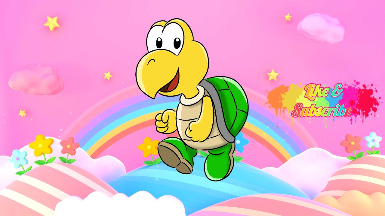 How to Draw Super Mario Koopa Troopa drawing and coloring video ...