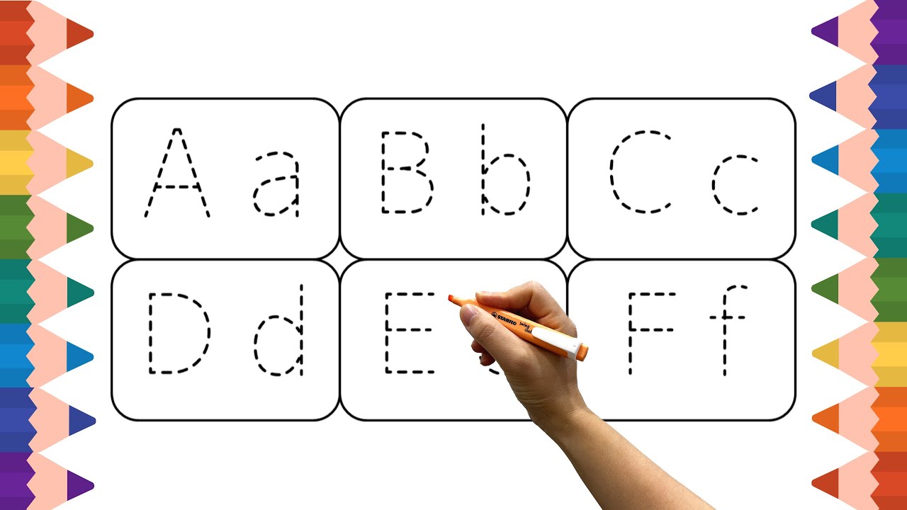 How to Write Letters for Children - Teaching Writing ABC for Preschool ...