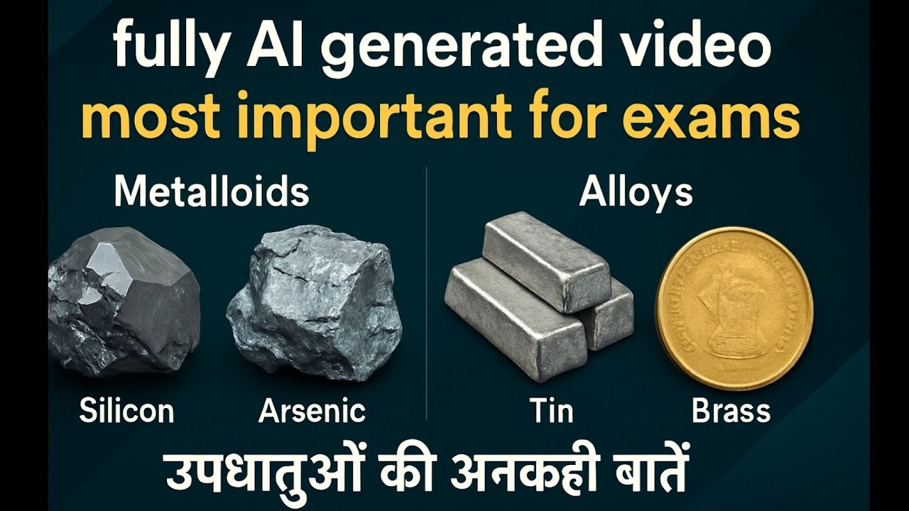 Metalloids & Alloys: Must-Know Facts for Exams | Fully AI Generated l ...