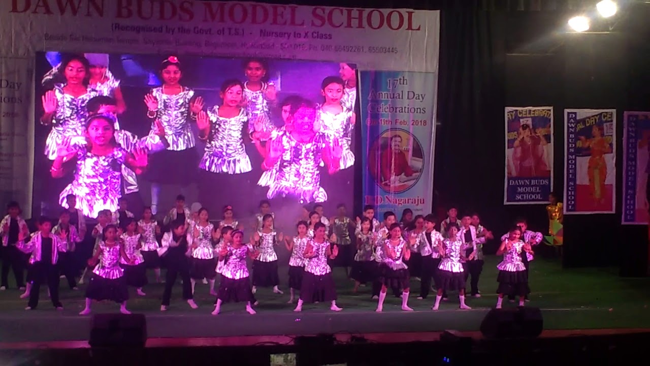 Dawn Buds model school 3rd class dance performance - YouTube