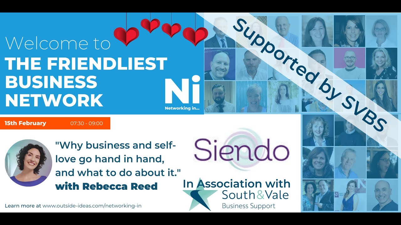 Networking in... with Rebecca Reed Self Love - YouTube