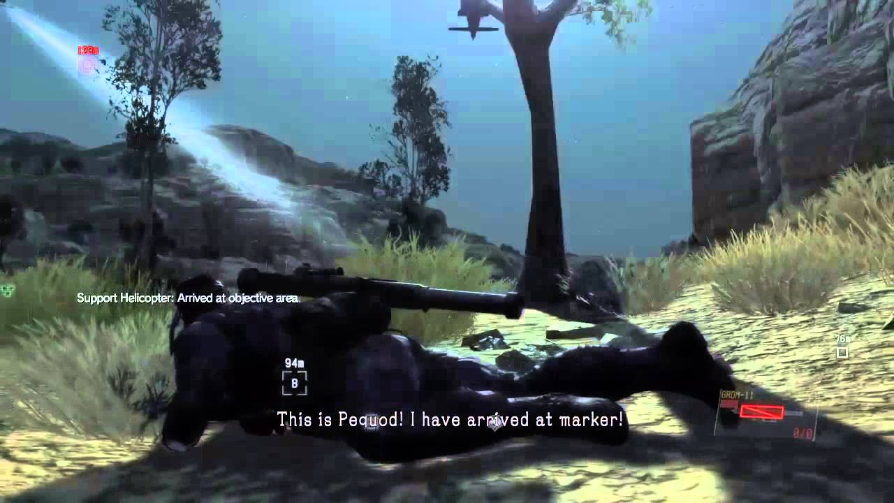 Metal Gear Solid V: The Phantom Pain: Helping to Pequod - YouTube
