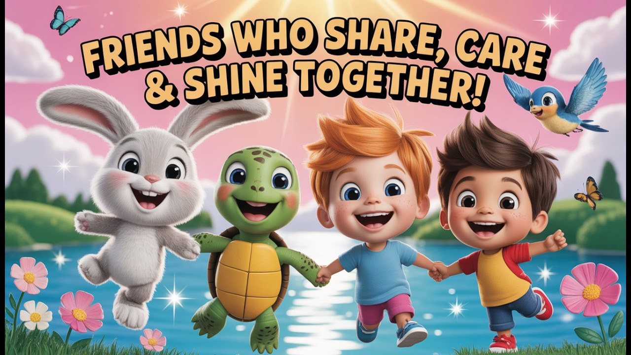 The Magical Road of Friendship | Sharing & Caring Story for Kids # ...