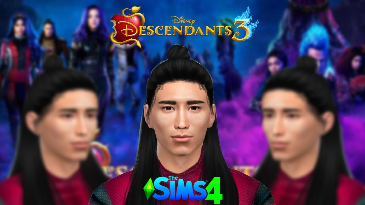 Jay in Descendants3 (+ CC Links) // The Sims 4: Create A Sim - YouTube
