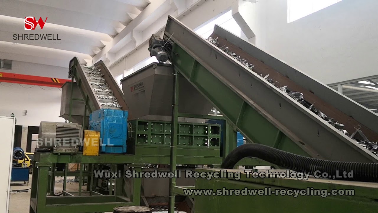 Metal Shredding Plant for Steel Chips | Scrap Metal Recycling System ...