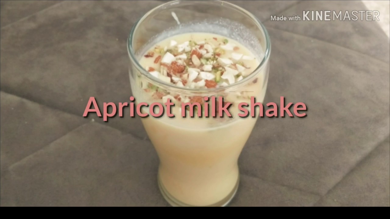 High Protein Healthy Apricot milkshake for pregnant women - YouTube