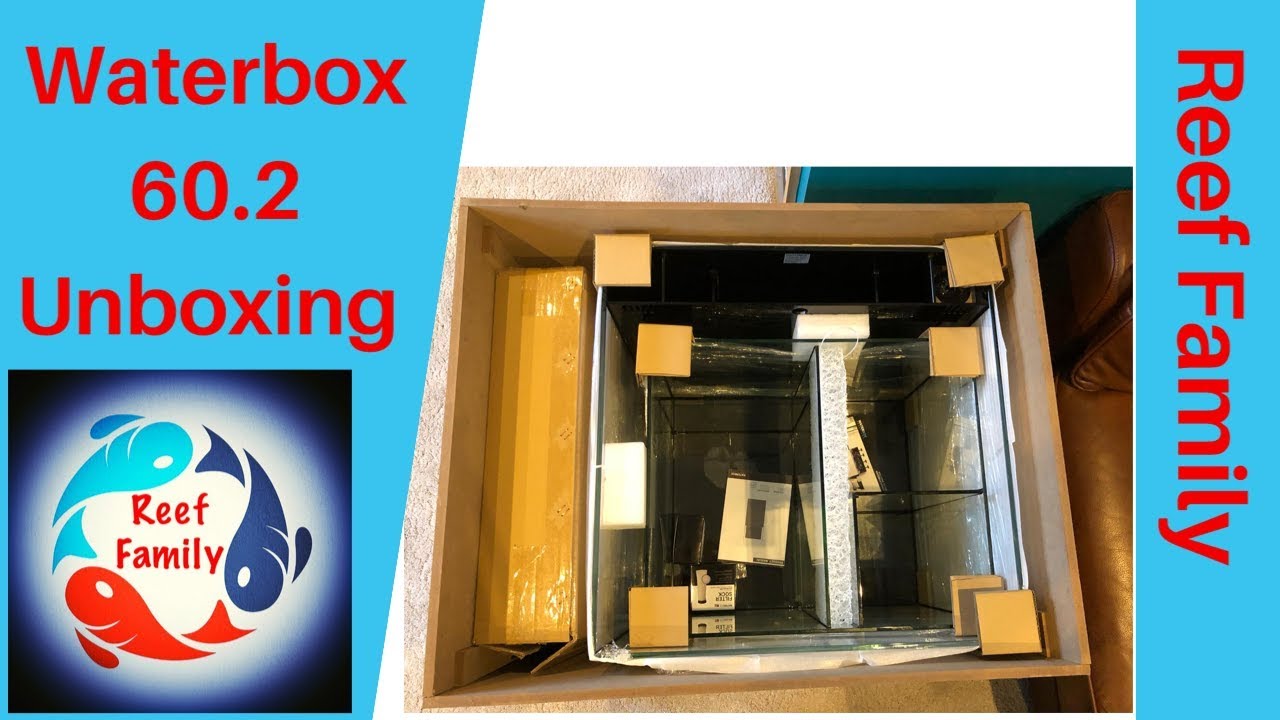 Saltwater aquarium build Waterbox 60.2 unboxing - YouTube
