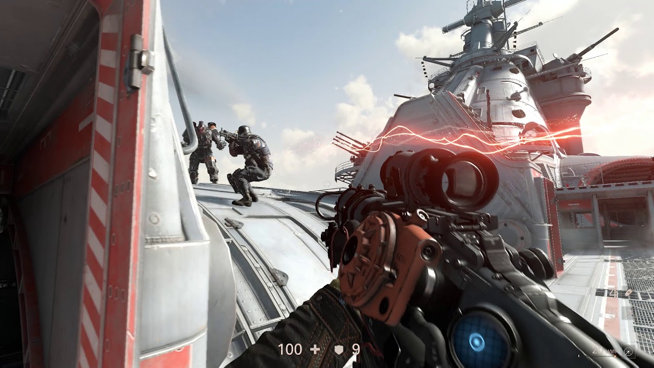 Wolfenstein 2 Robot Fight - YouTube