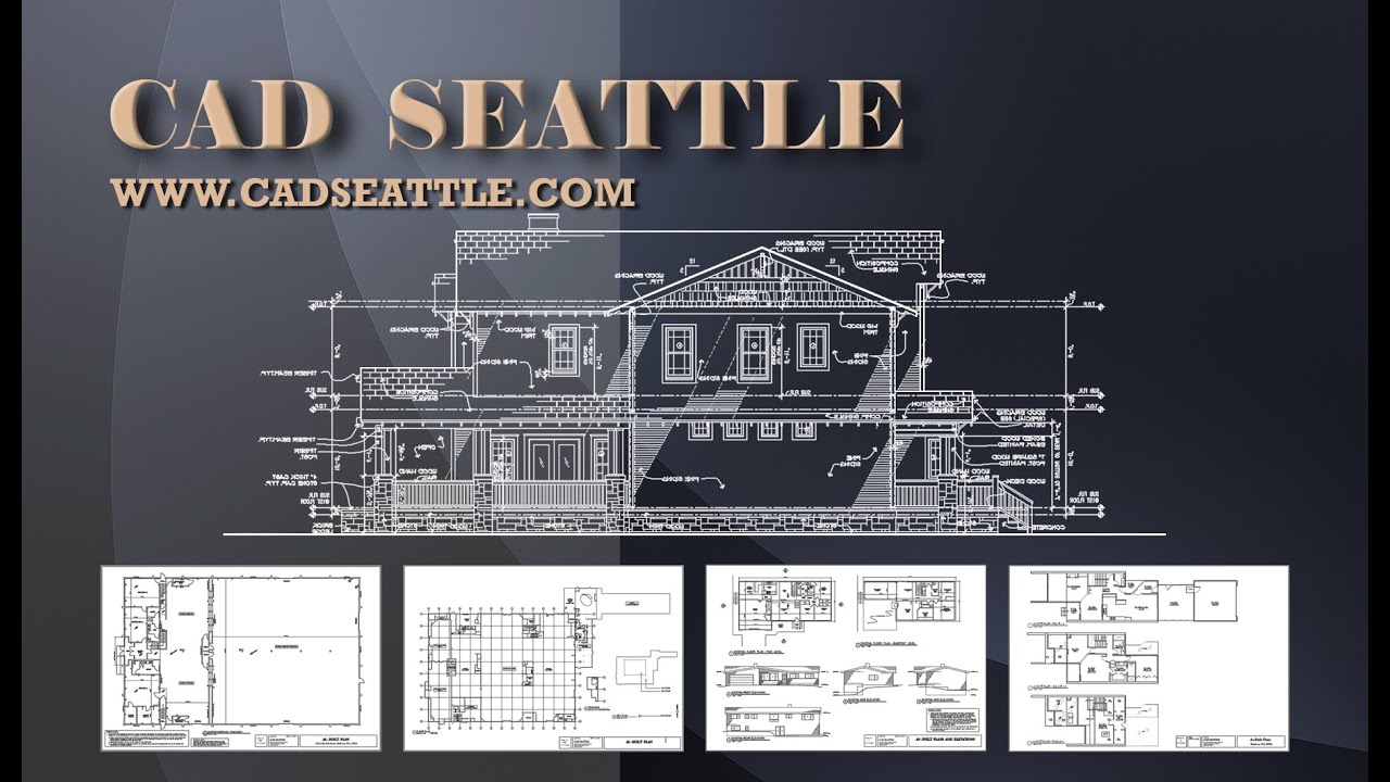 As Built Plans, Drawings: CAD SEATTLE - YouTube