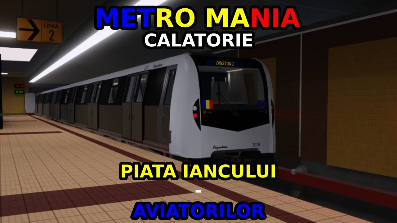 CALATORIE Piata Iancului - Aviatorilor | M1 M2 | Metro Mania - YouTube
