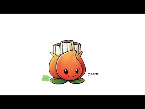 PvZ A.K.E.E Gassy Farted or Blush 7 parts Gross