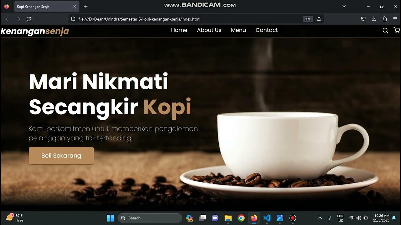 Membuat Website Sederhana Menggunakan Htmlcssjavascripts Youtube