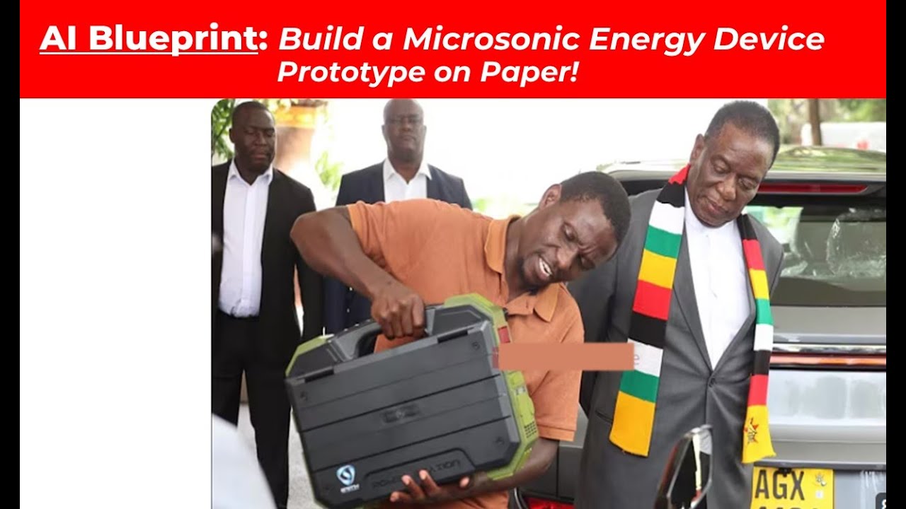 AI Blueprint: Build a Microsonic Energy Device Prototype on Paper - YouTube