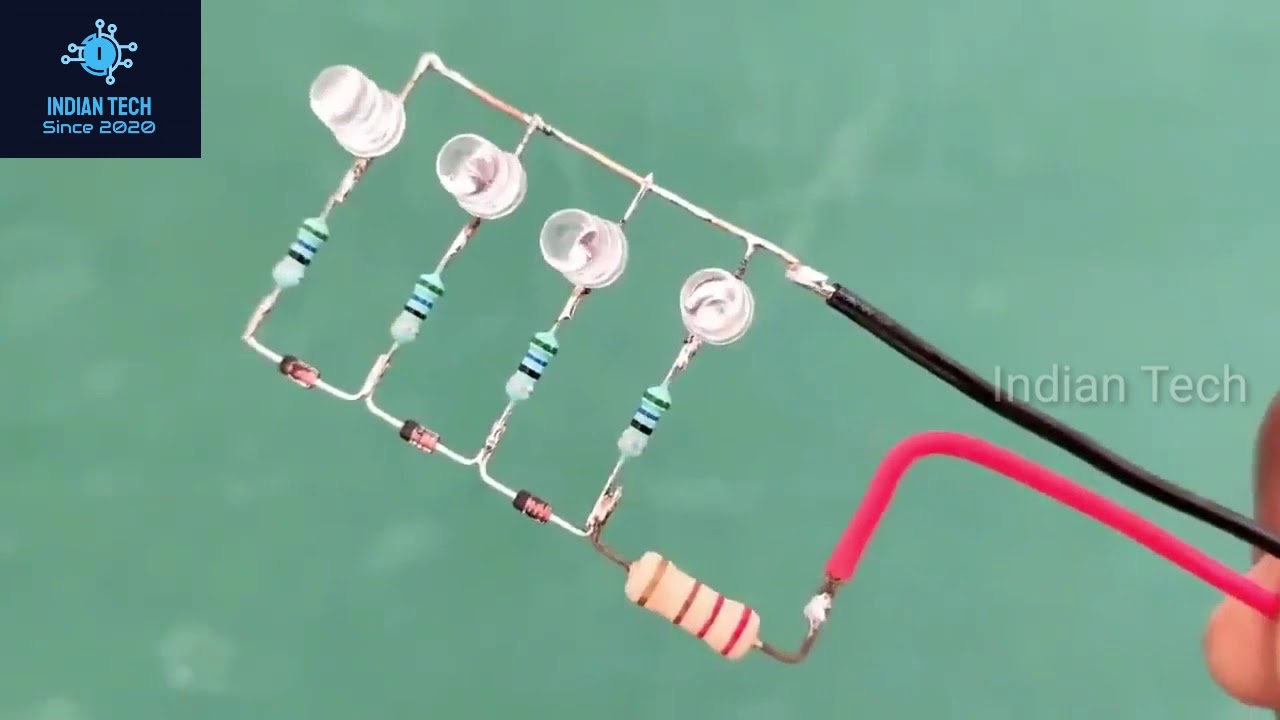 TOP 4 ELECTRONIC PROJECT WITH TRANSISTOR, LED, THYRISTOR, RELAY, DIODE ...