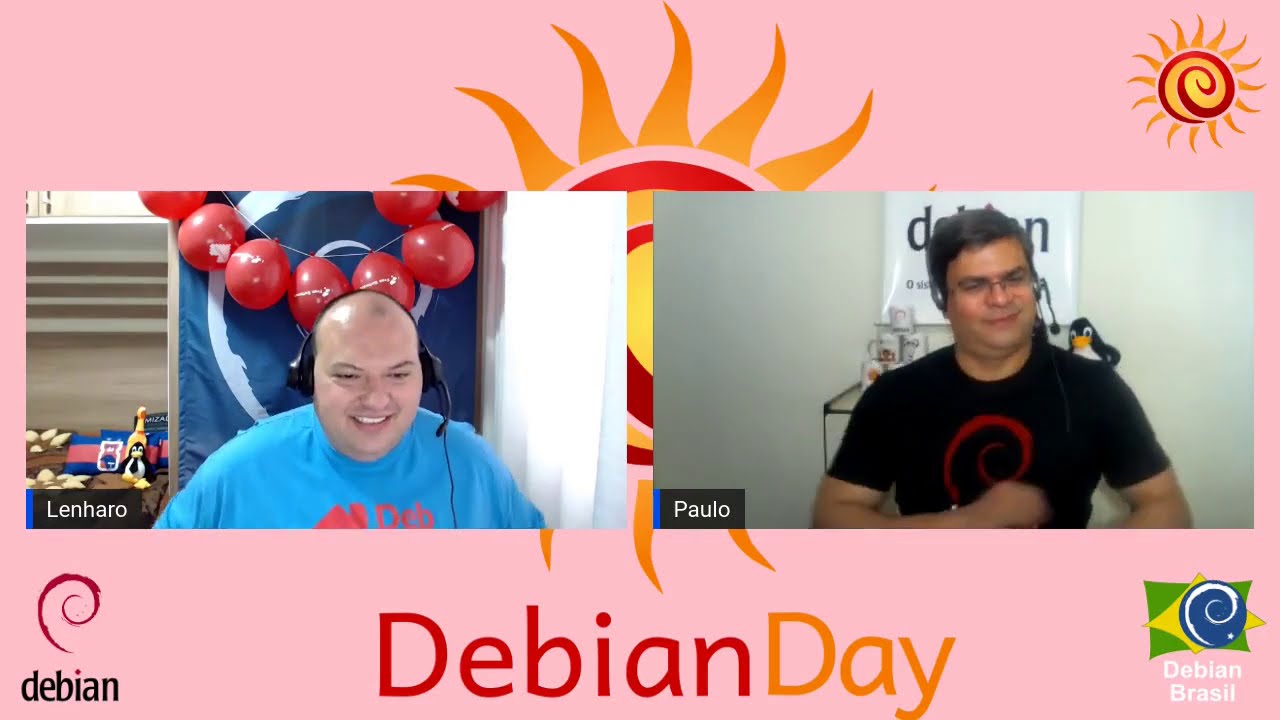 Debian Day Brasil 2020 online: abertura do primeiro dia. - YouTube
